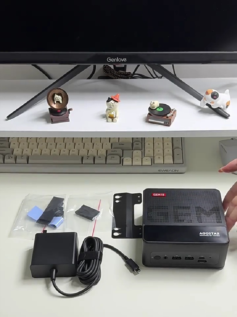 Chính hãng AOOSTAR GEM12 Pro Max 8845HS 6900HX OCULINK USB4